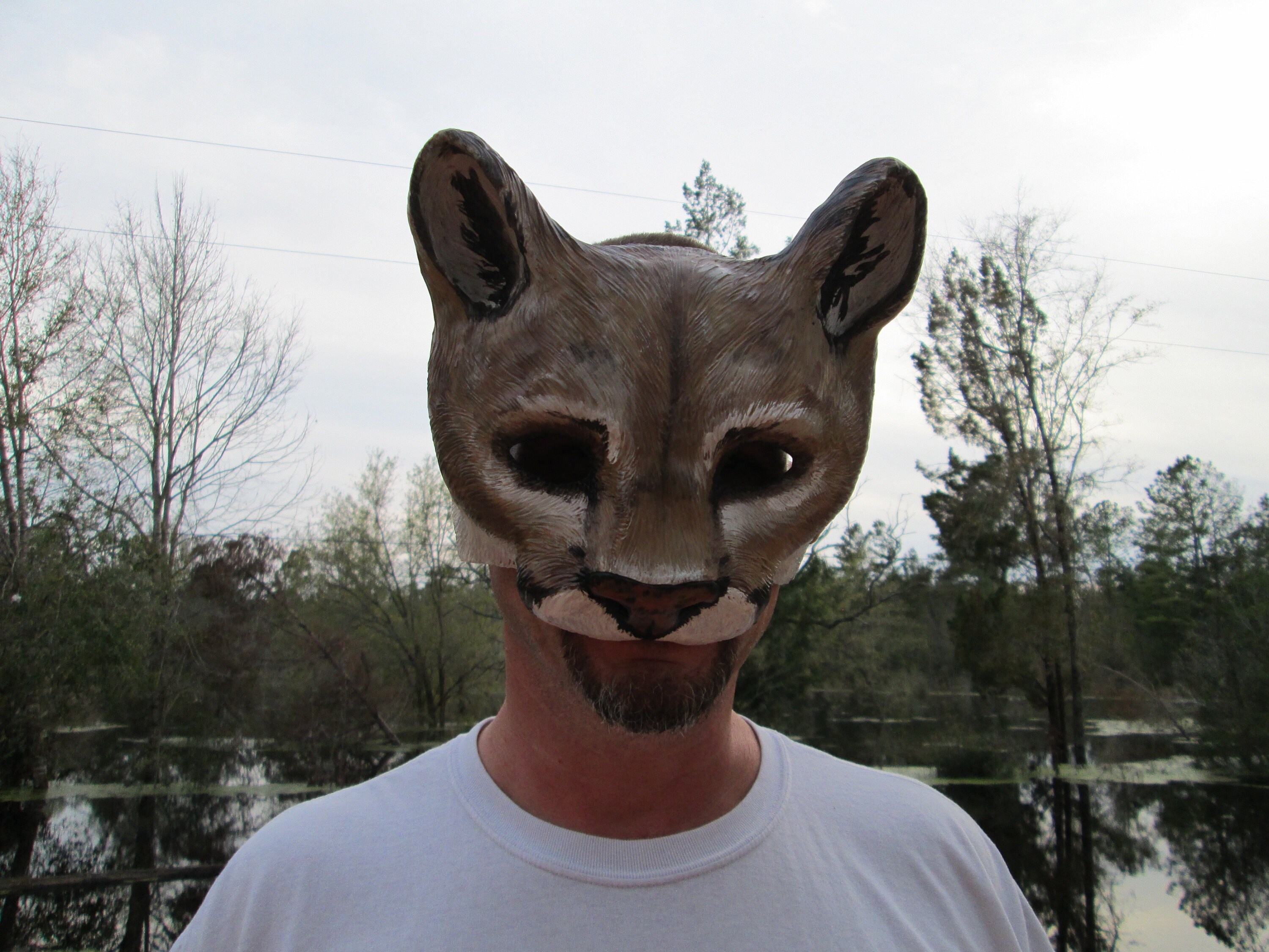 Mountain Lion Florida Panther Mask Cougar Wild Animal | Etsy