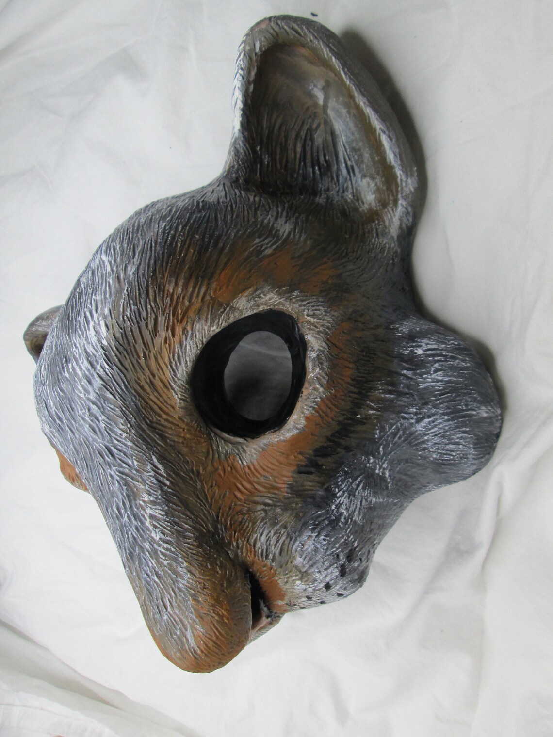 Grey Squirrel mask woodland Animal costume Mask hand | Etsy