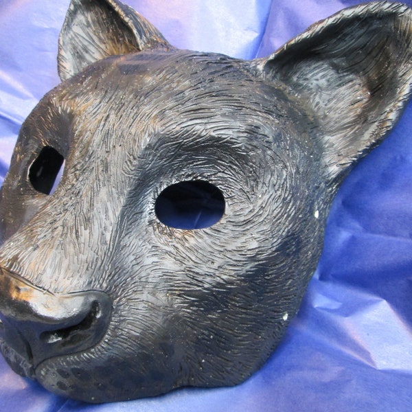 Black Panther Face Mask - Etsy