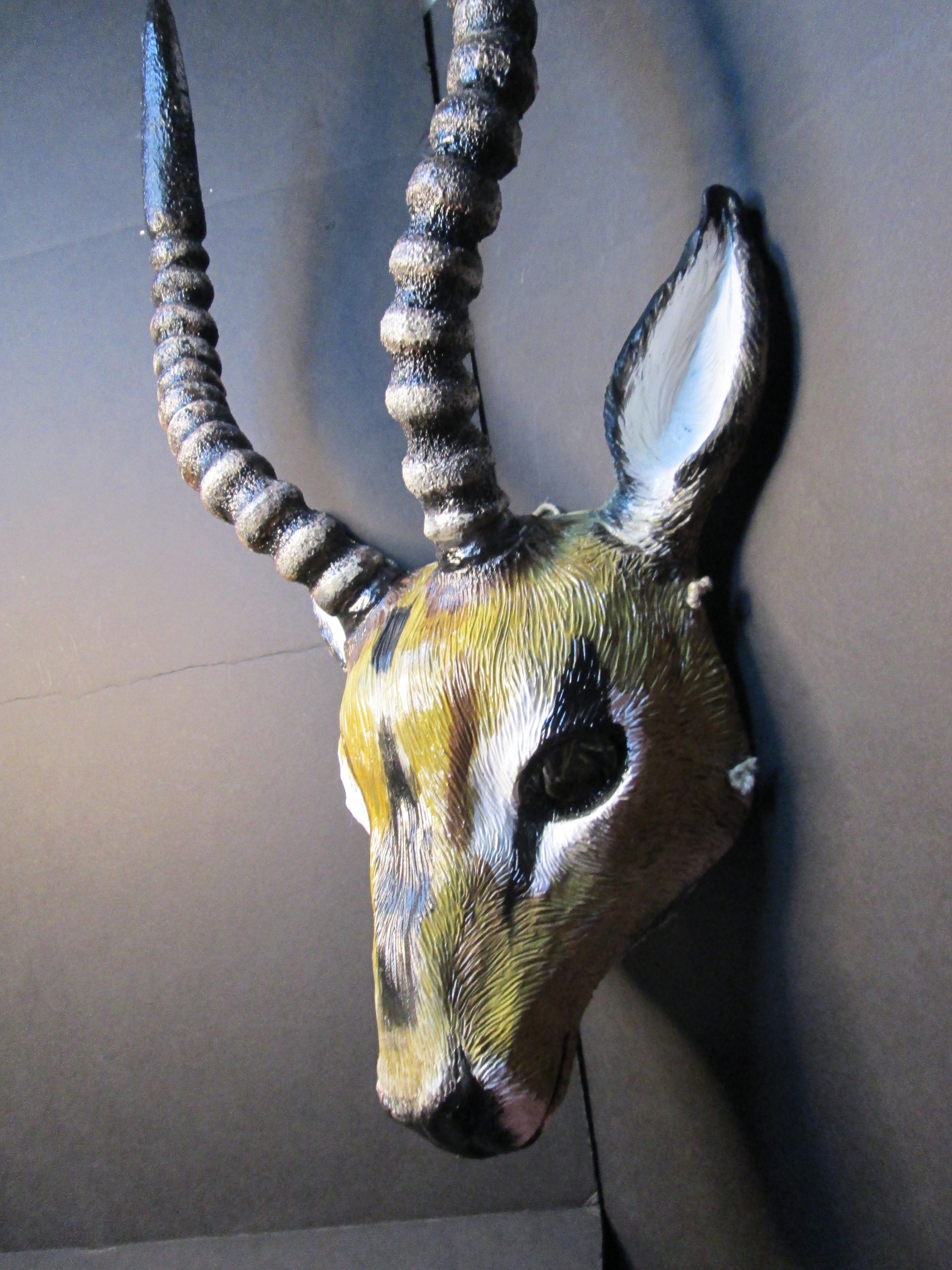 Handmade Impala Mask: Realistic Antelope Costume, Faux Antlers - Etsy