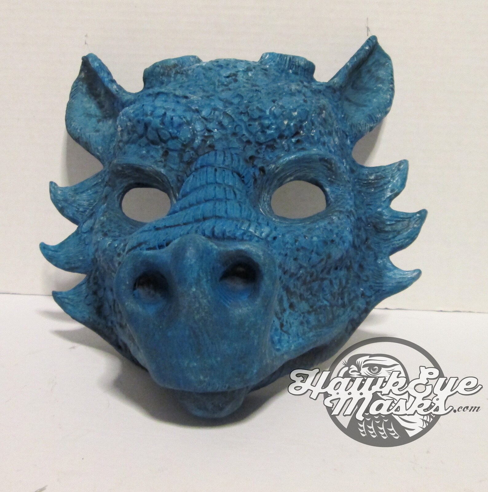 Custom Horns Ice Dragon Mask: Handmade Cosplay Costume Mask - Etsy
