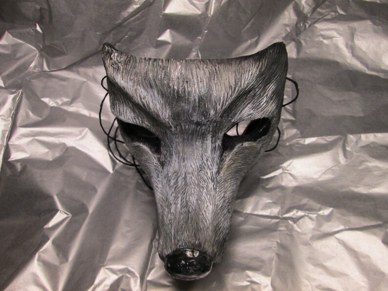 Wolf Mask Timber Wolves Masquerade Mask Animal Totem | Etsy