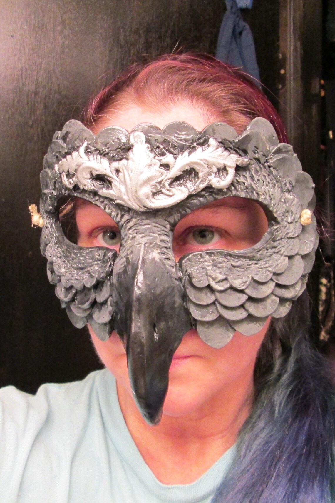 Grey Gull Masquerade Mask Costume Mask Halloween Ren - Etsy