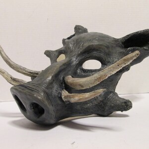 Warthog, Mask, Costume Mask, Hand Painted, Masquerade Mask, Pumba, Lion ...