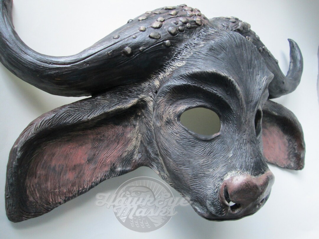 Handmade Water Buffalo Mask: Resin Ox Costume, Masquerade Cosplay - Etsy