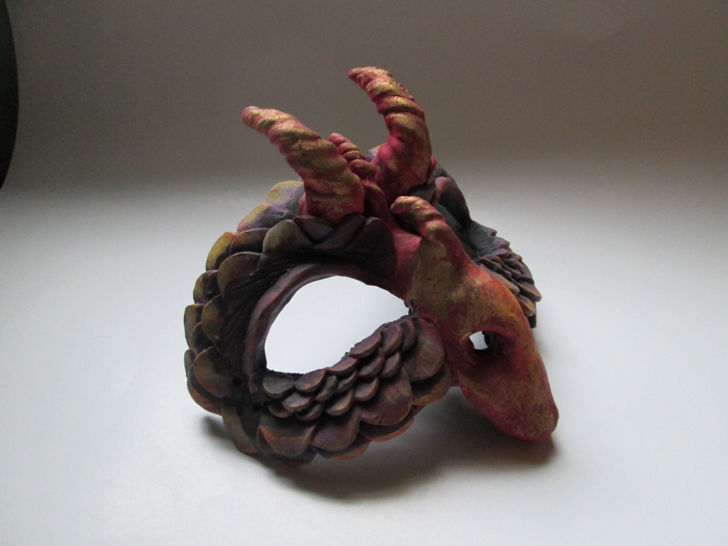 Fantasy mask cute Dragon mask adorable dragon figment | Etsy