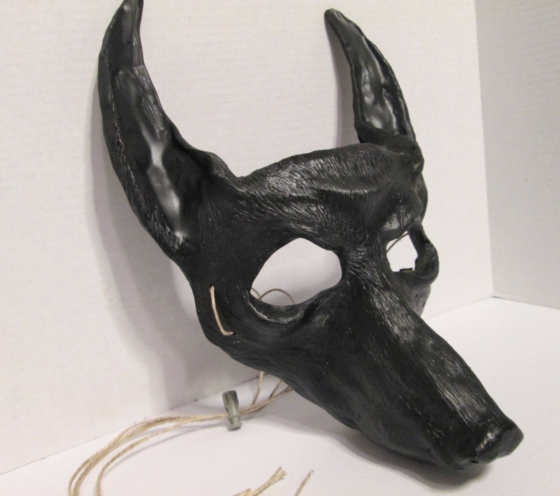 Anubis Mask, Costume, Jackal, Egyptian, Dog, Masquerade Mask, Cosplay ...