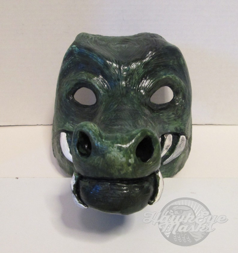 Alligator Mask Gator Mask Reptile Masquerade Mask Adult - Etsy
