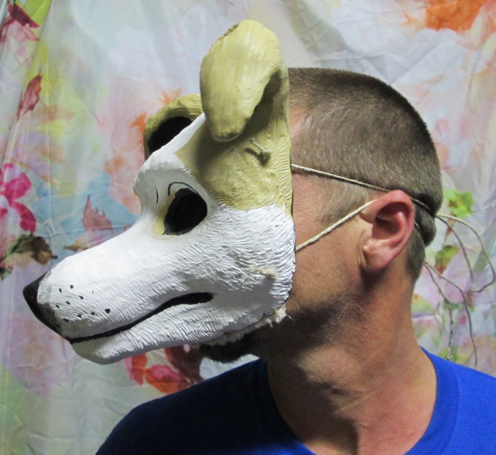 Whippet Dog Costume Mask, Animal Art, Custom Painted Pet Mask - Etsy