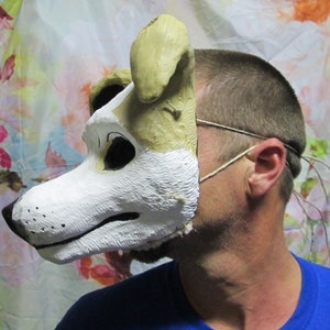 Whippet, Dog Costume Mask, Sculpture, Animal Art, Cute Dog Mask ...