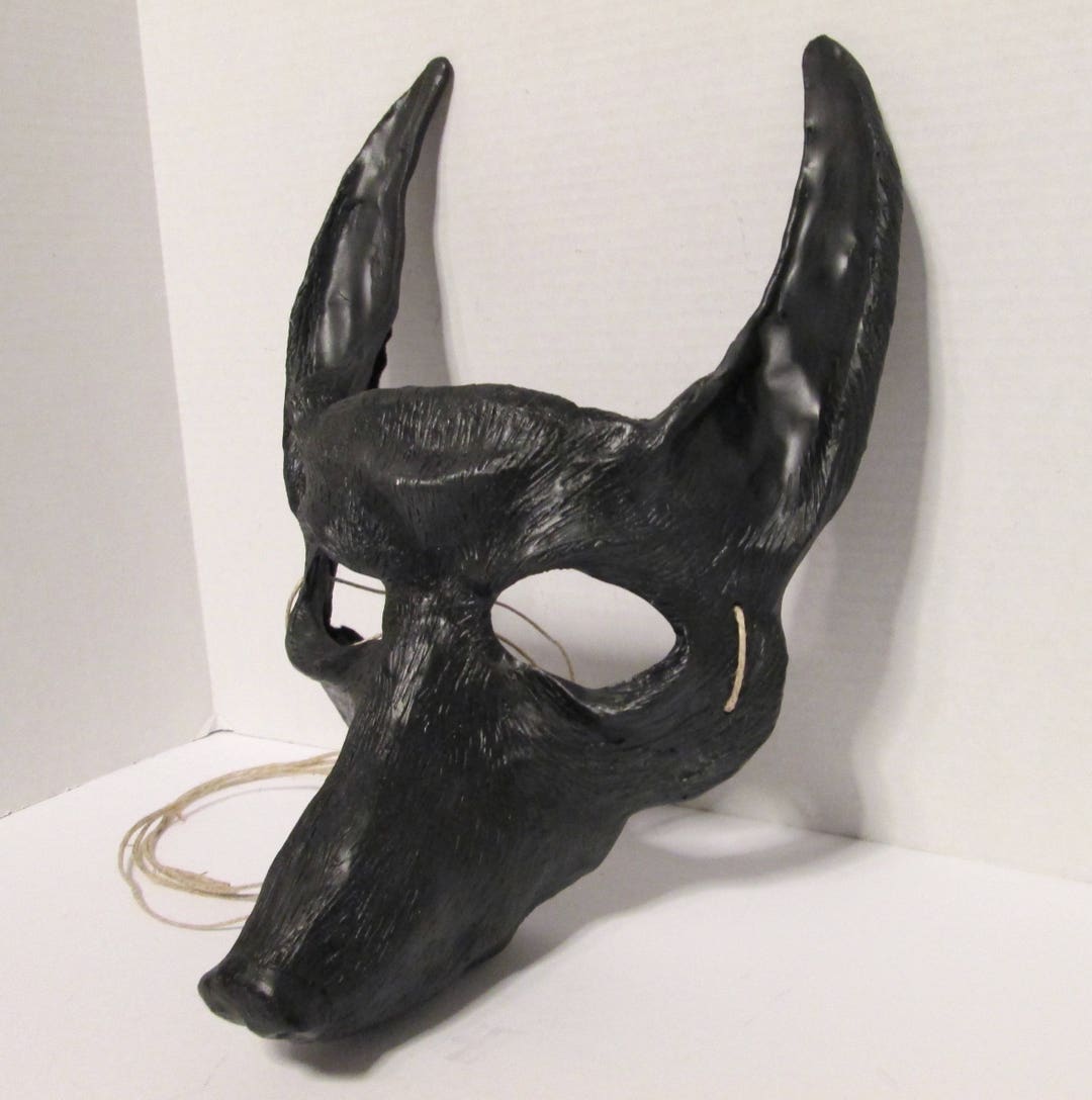 Anubis Mask, Costume, Jackal, Egyptian, Dog, Masquerade Mask, Cosplay ...