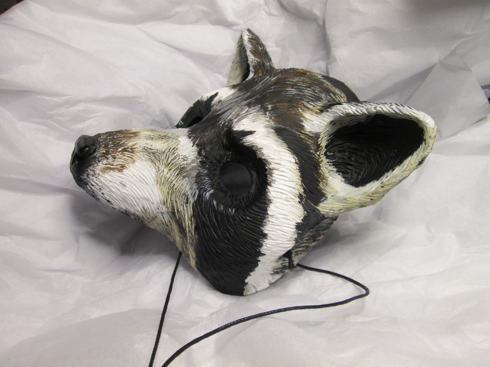 Raccoon, Mask, Animal Costume Mask, Hand Painted, Rocket, Masquerade ...