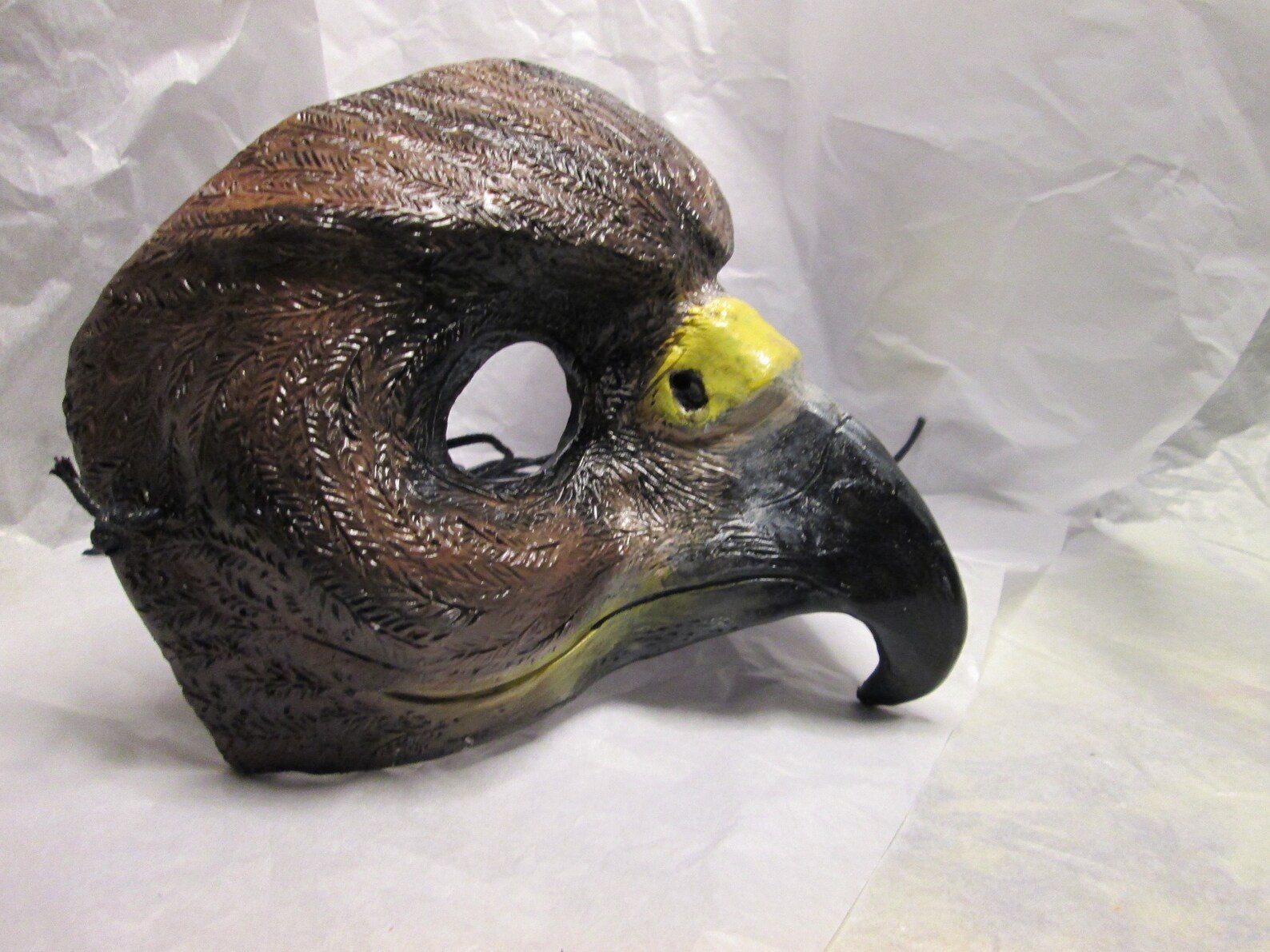 Hawk Mask Red Tailed Hawk Mask Bird Masquerade Mask | Etsy