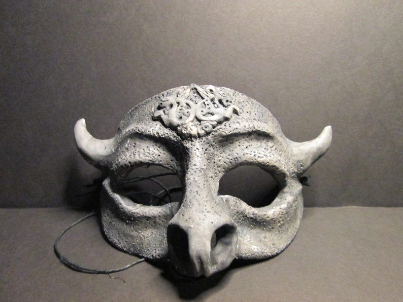 Gargoyle Mask, Masquerade Mask, Medieval Costume, Custom Made, Stone ...