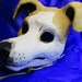 Whippet Dog Costume Mask Sculpture Animal Art Cute Dog - Etsy