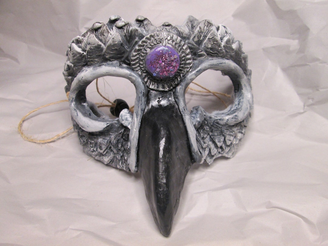 Fantasy Raven Masquerade Costume Mask Fantasy Guardian - Etsy