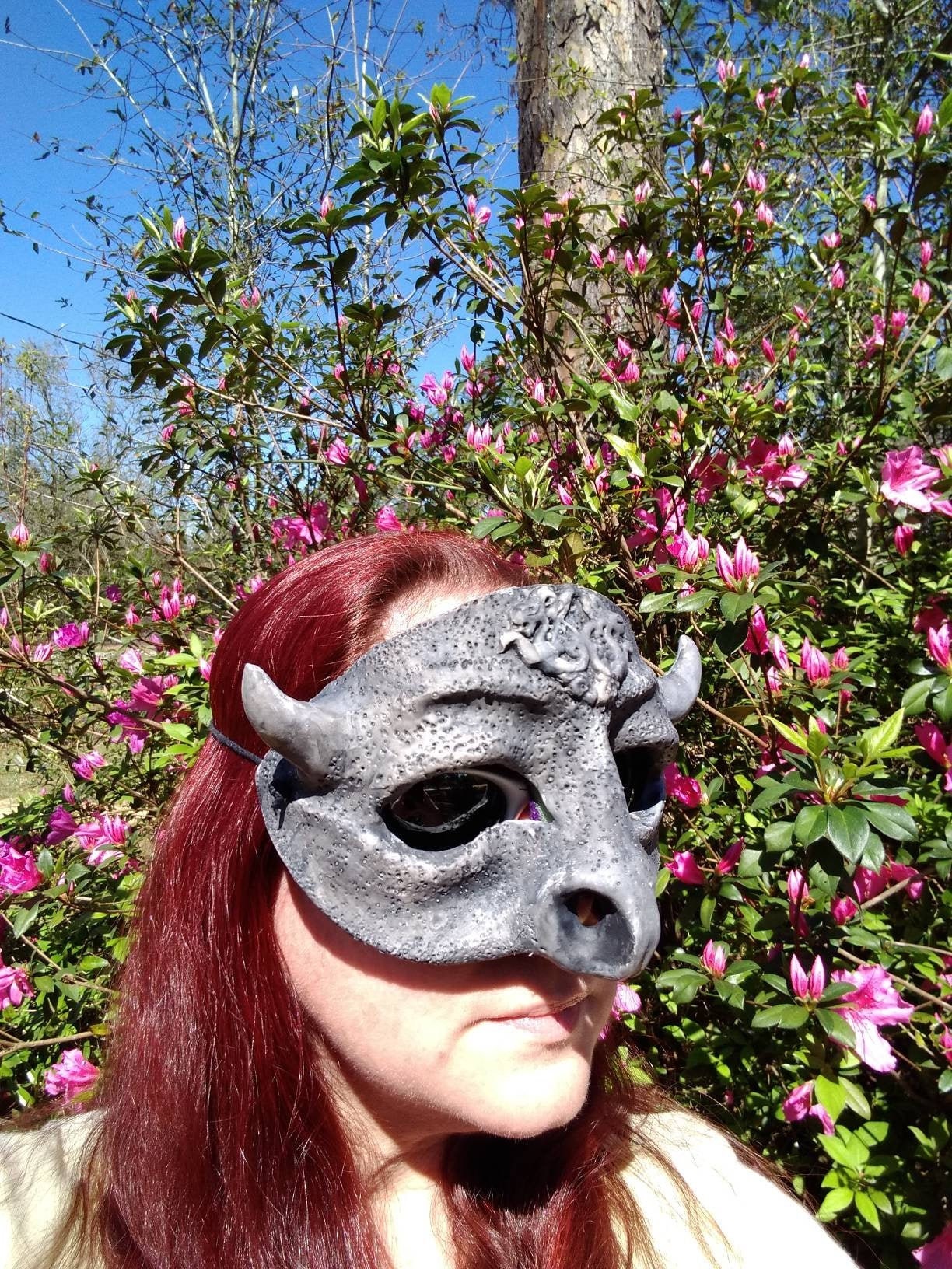 Handmade Resin Gargoyle Mask: Stone Look Medieval Costume - Etsy