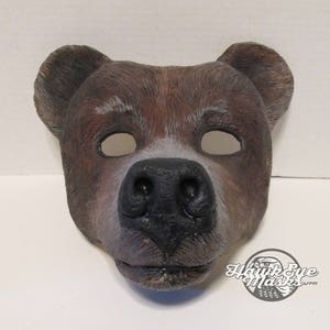 Bear Mask, Brave, Grizzly Bear Mask, Wildlife, Forest, Animal Costume ...