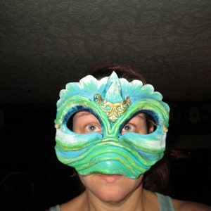 Merman, Mermaid, Green Lagoon, Creature Mask, Masquerade Mask, Costume ...