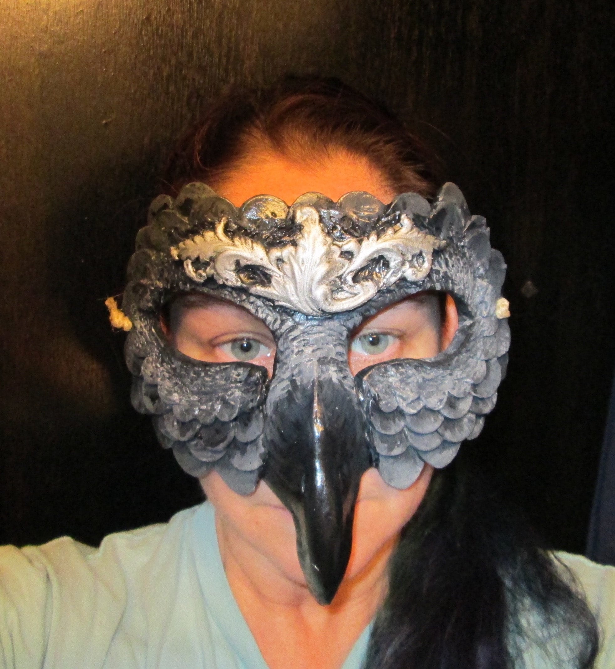 Grey Gull Masquerade Mask Costume Mask Halloween Ren - Etsy