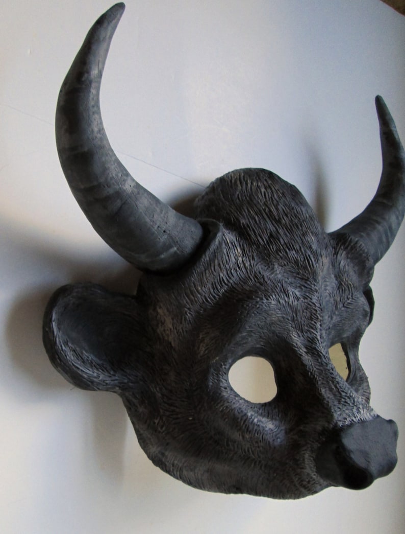 Buffalo Mask Bison Costume Mask Masquerade Mask Larp - Etsy