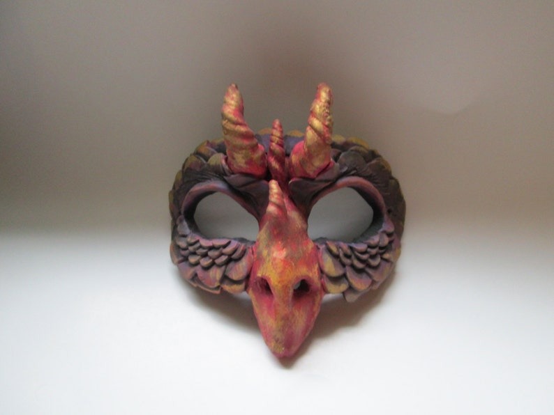 Fantasy Mask Cute Dragon Mask Adorable Dragon Figment | Etsy