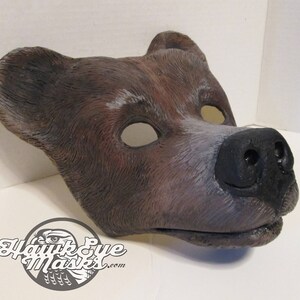Bear Mask, Brave, Grizzly Bear Mask, Wildlife, Forest, Animal Costume ...