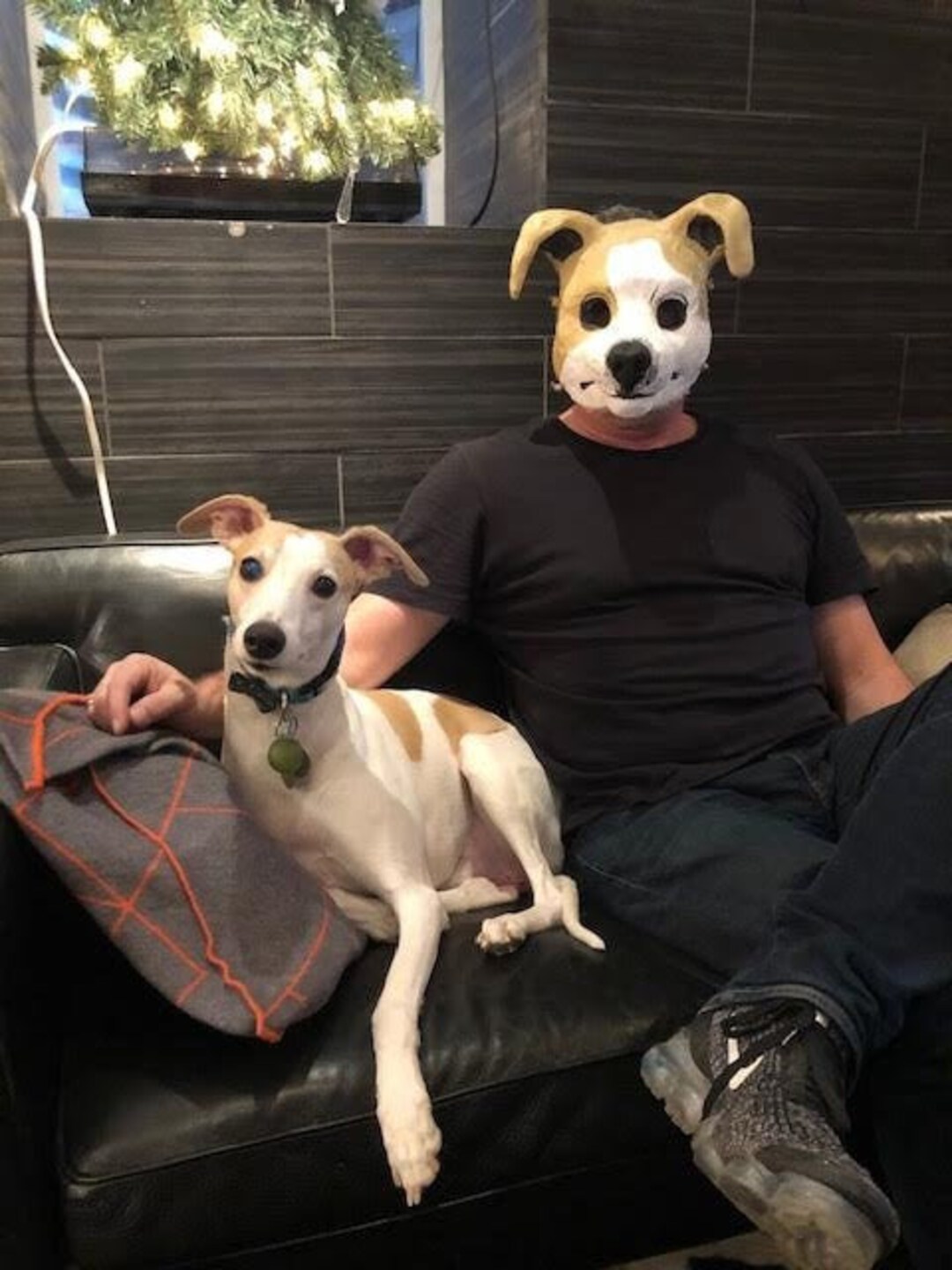Whippet Dog Costume Mask Sculpture Animal Art Cute Dog - Etsy