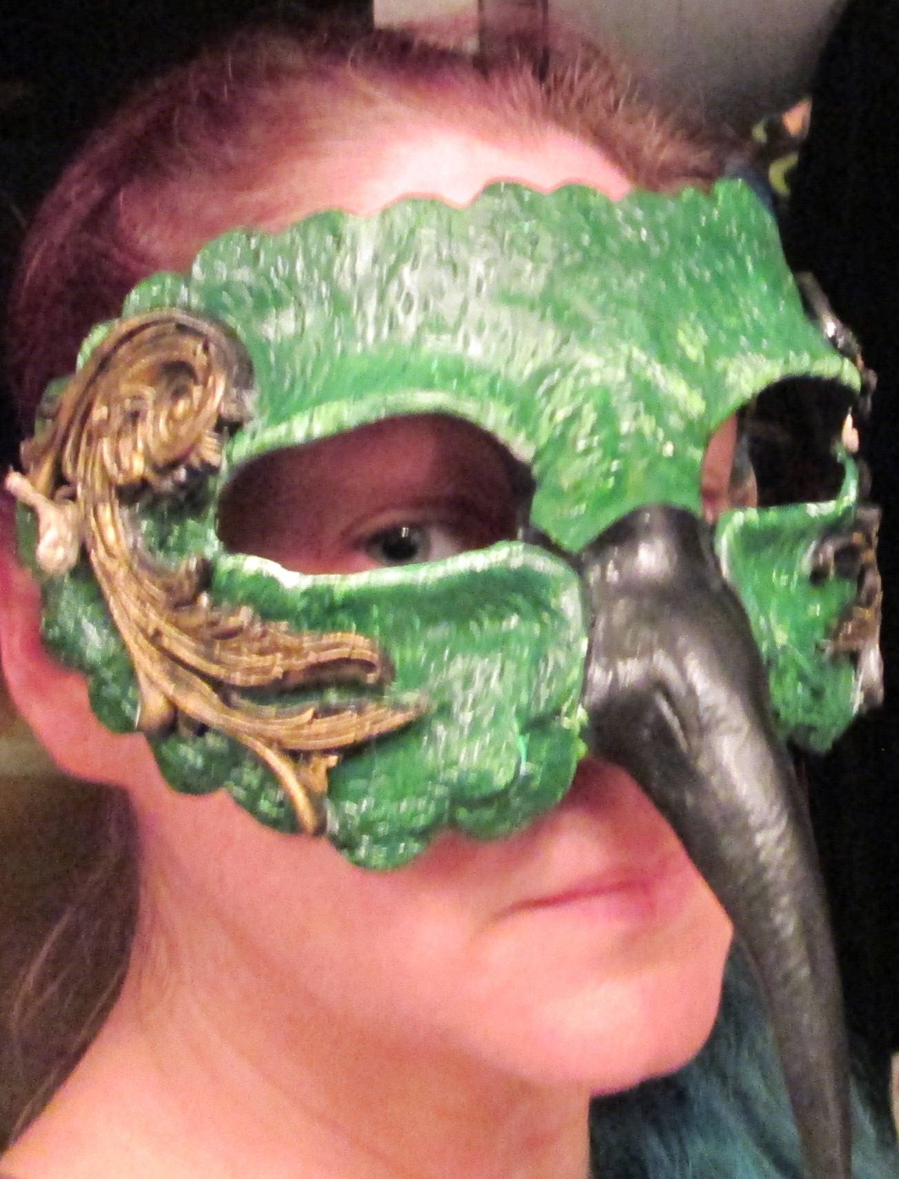 Hummingbird mask masquerade mask costume mask fantasy | Etsy