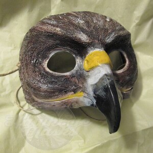 Hawk mask Red tailed hawk mask bird masquerade mask | Etsy