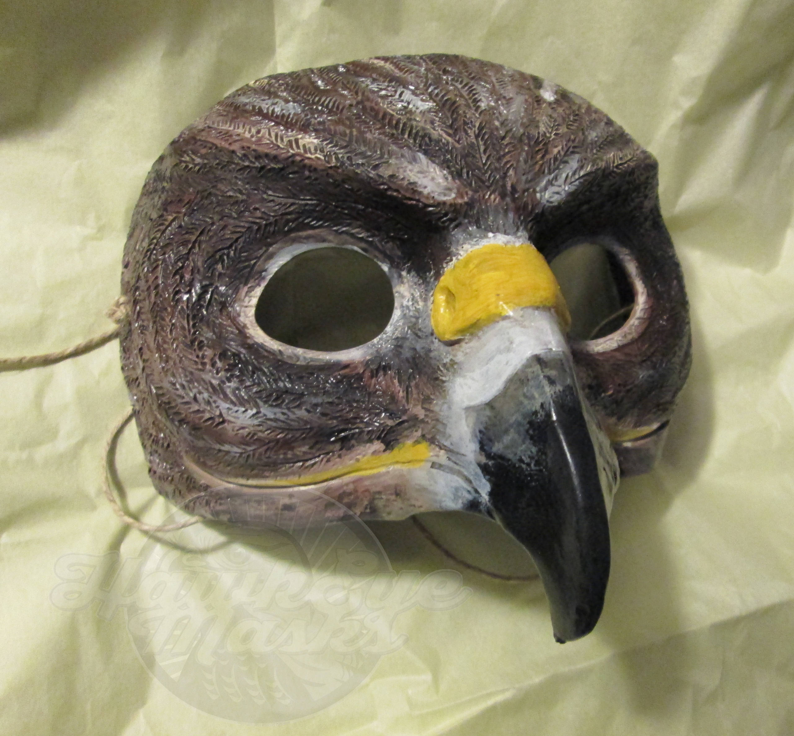 Hawk mask Red tailed hawk mask bird masquerade mask | Etsy