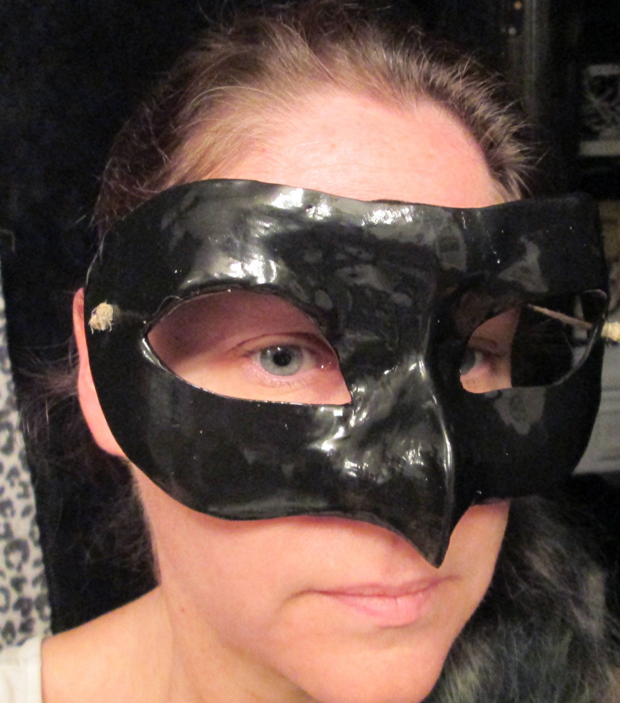 Owl Mask Simple Black Mask Comic Book Mask Black Mask | Etsy