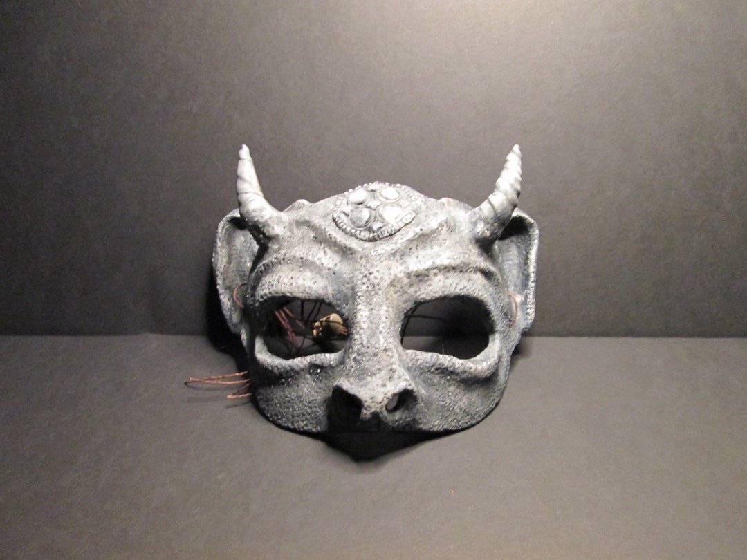 Gargoyle Mask, Notre Dame, Masquerade Mask, Medieval, Horned Mask ...