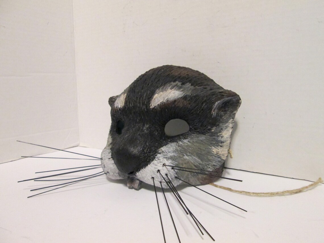 Marmot Lemming marmot mask woodland creature Lemming mask | Etsy