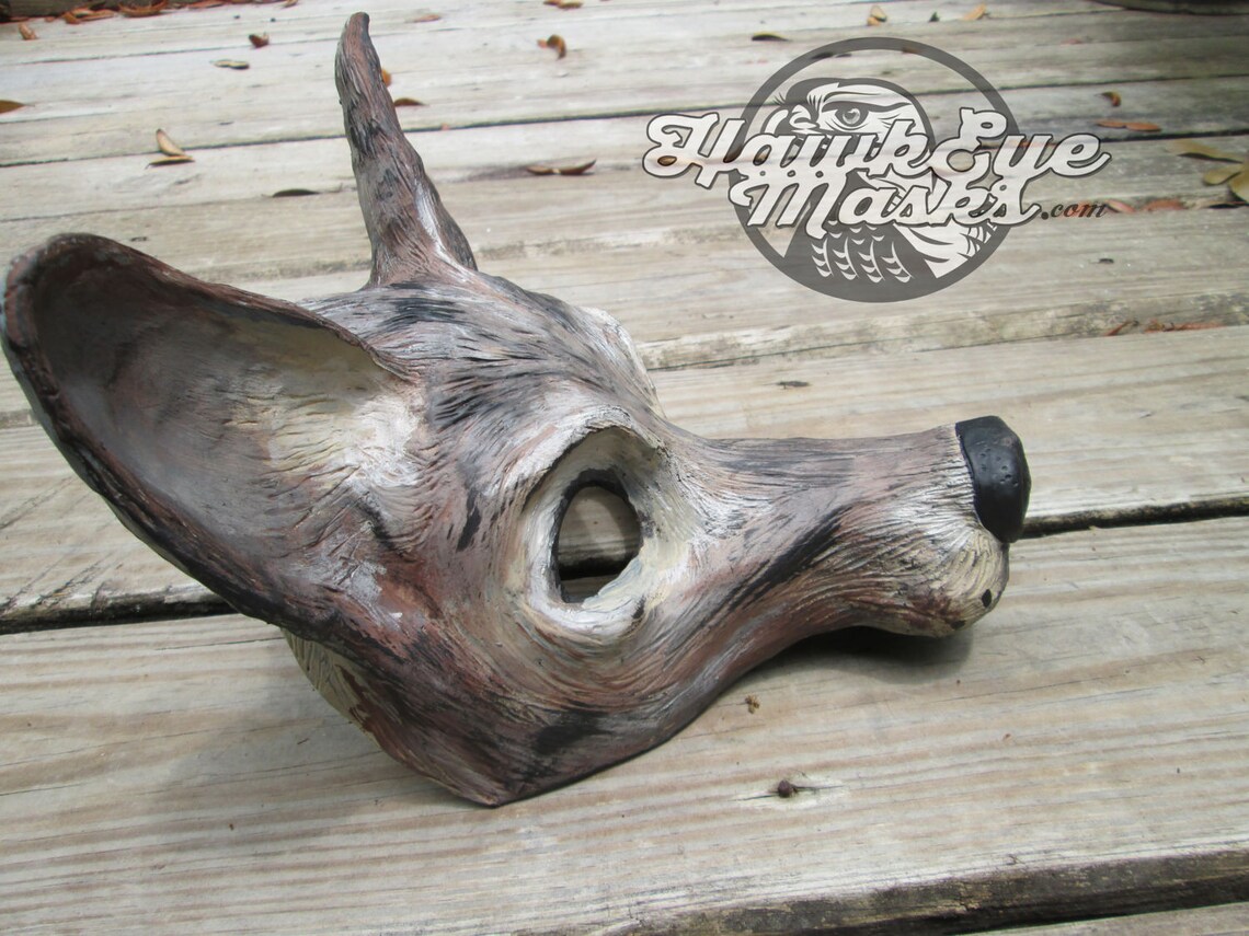 Coyote Mask Animal Costume Mask Spirit Mask Desert | Etsy