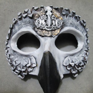 Fantasy Snow Bird Mask, Masquerade Mask, Costume Mask, Fantasy ...