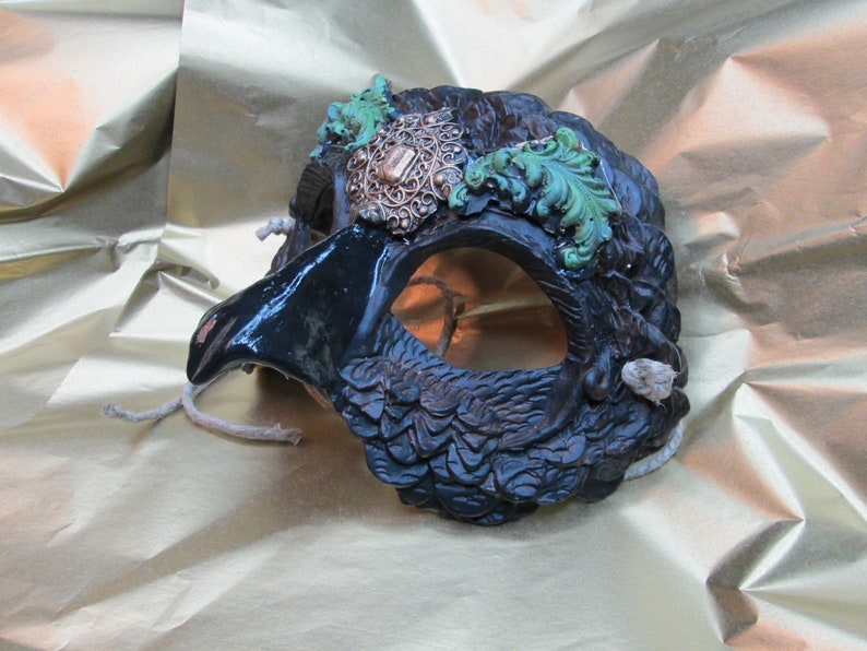 Masquerade Mask Costume Mask Falcon Fantasy Guardian Hawk - Etsy