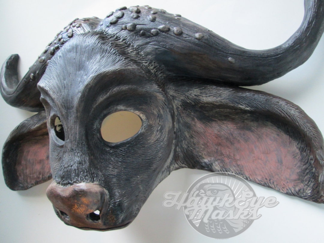 Water Buffalo, Mask, Wild Animal Costume Mask, Ox, Masquerade Mask ...