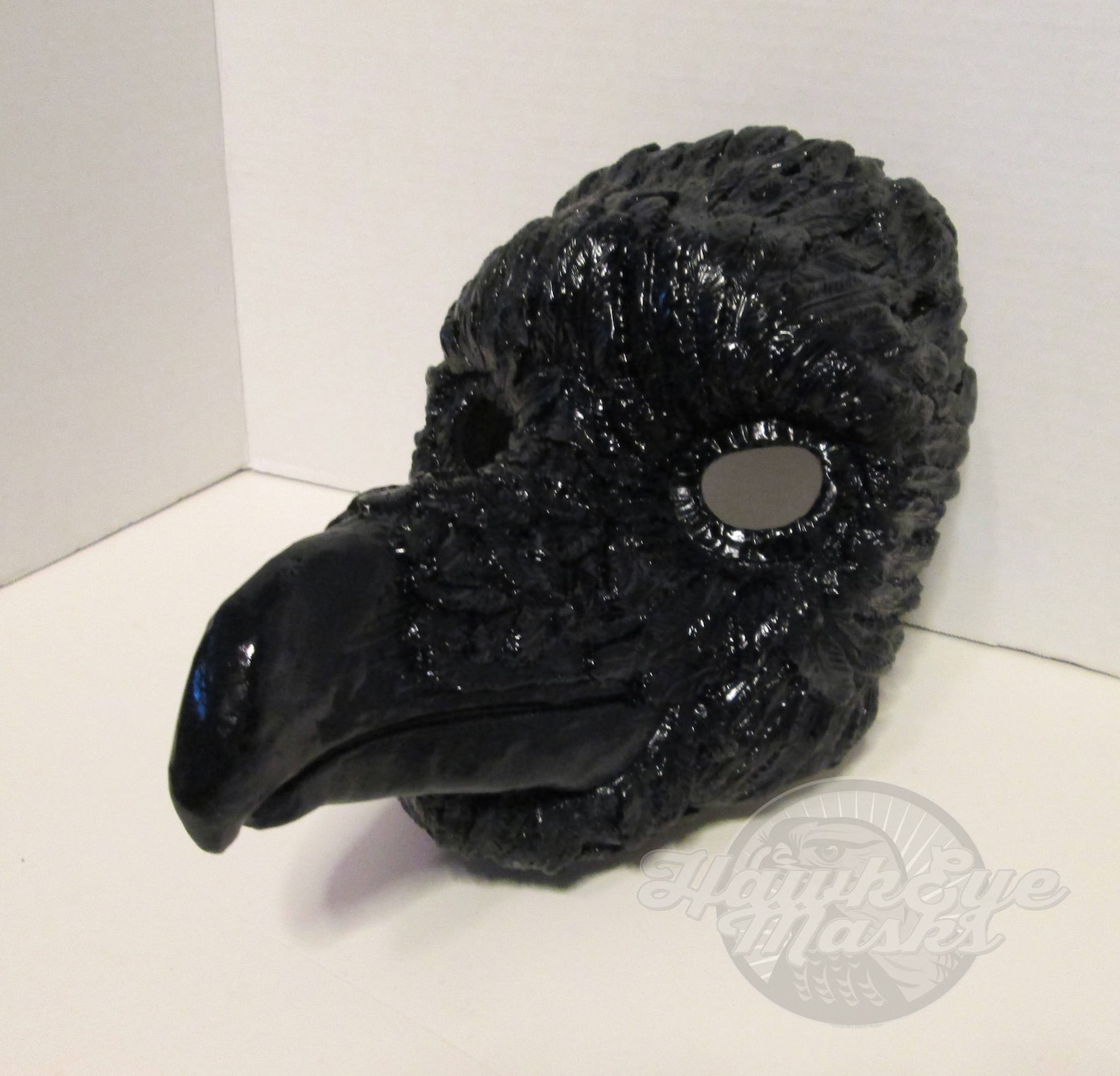 Raven Realistic Black Raven Mask Nevermore Poe Black - Etsy