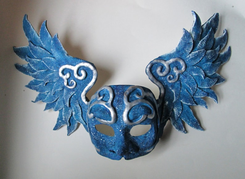 Valkyrie Masquerade Mask Winged Mask Masked Ball - Etsy