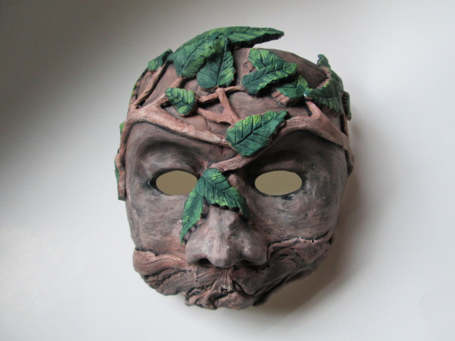 Greenman Masquerade Mask Labyrinth Mountain Man Made to - Etsy