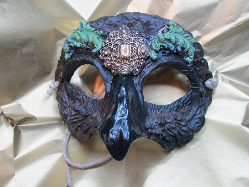 Masquerade Mask Costume Mask Falcon Fantasy Guardian Hawk - Etsy