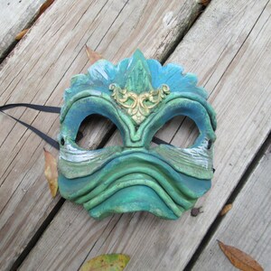Merman, Mermaid, Green Lagoon, Creature Mask, Masquerade Mask, Costume ...