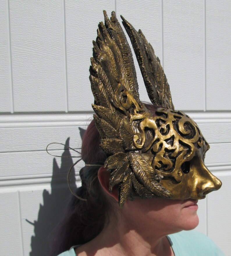 Archangel Valhalla Valkyrie Masquerade Mask Winged Mask - Etsy
