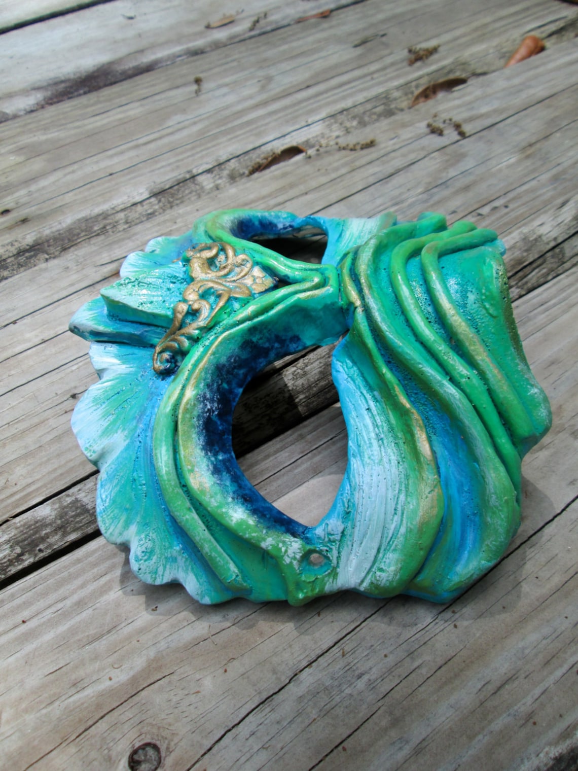 Merman Mermaid Green Lagoon Creature Mask Masquerade Mask - Etsy