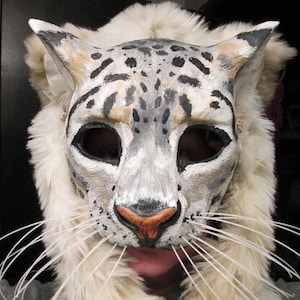 Snow Leopard, Mask, Animal Costume Mask, Neko, Animal Spirit ...