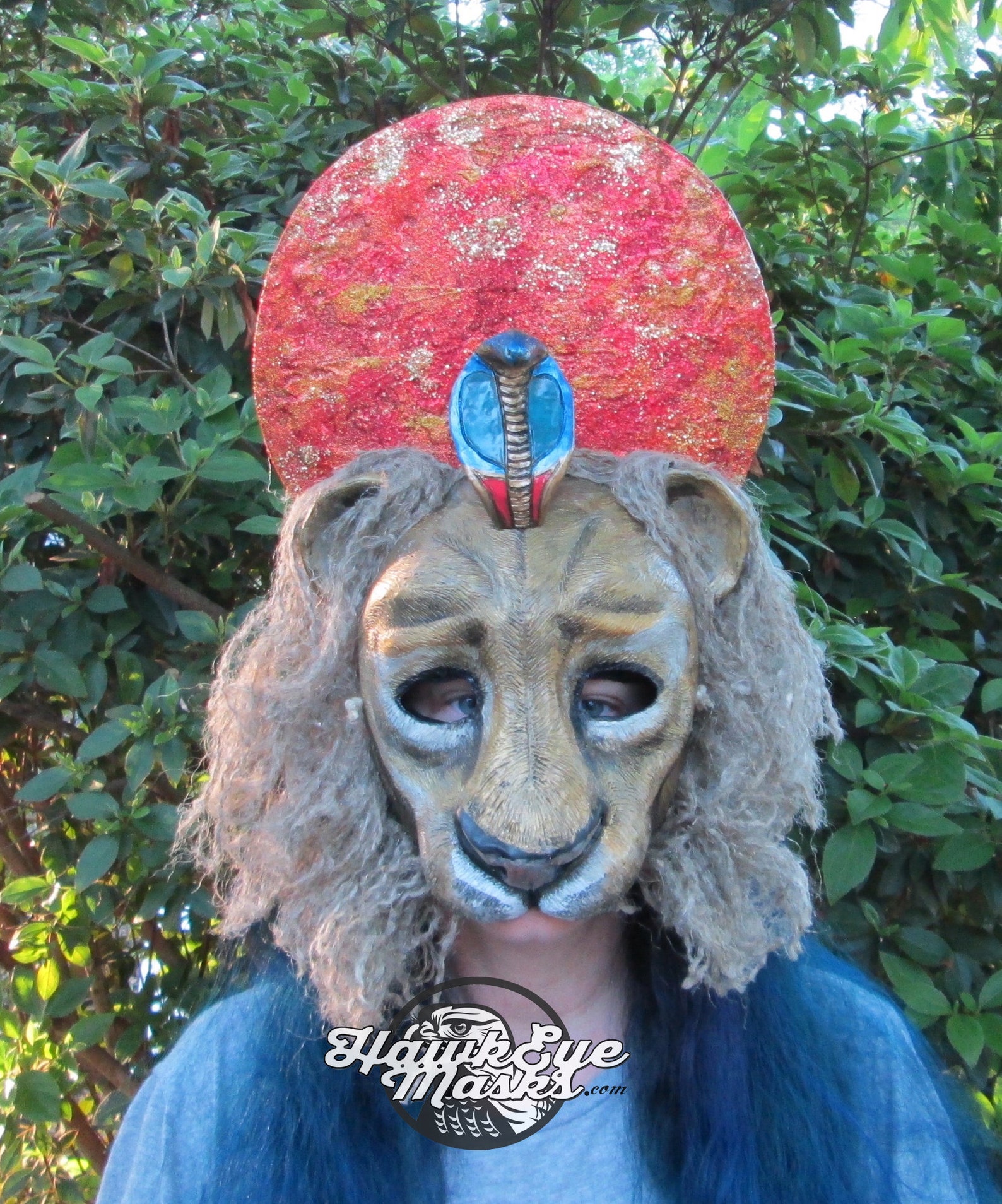 Sekhmet Lioness Mask: Egyptian God Costume, Masquerade Mask - Etsy
