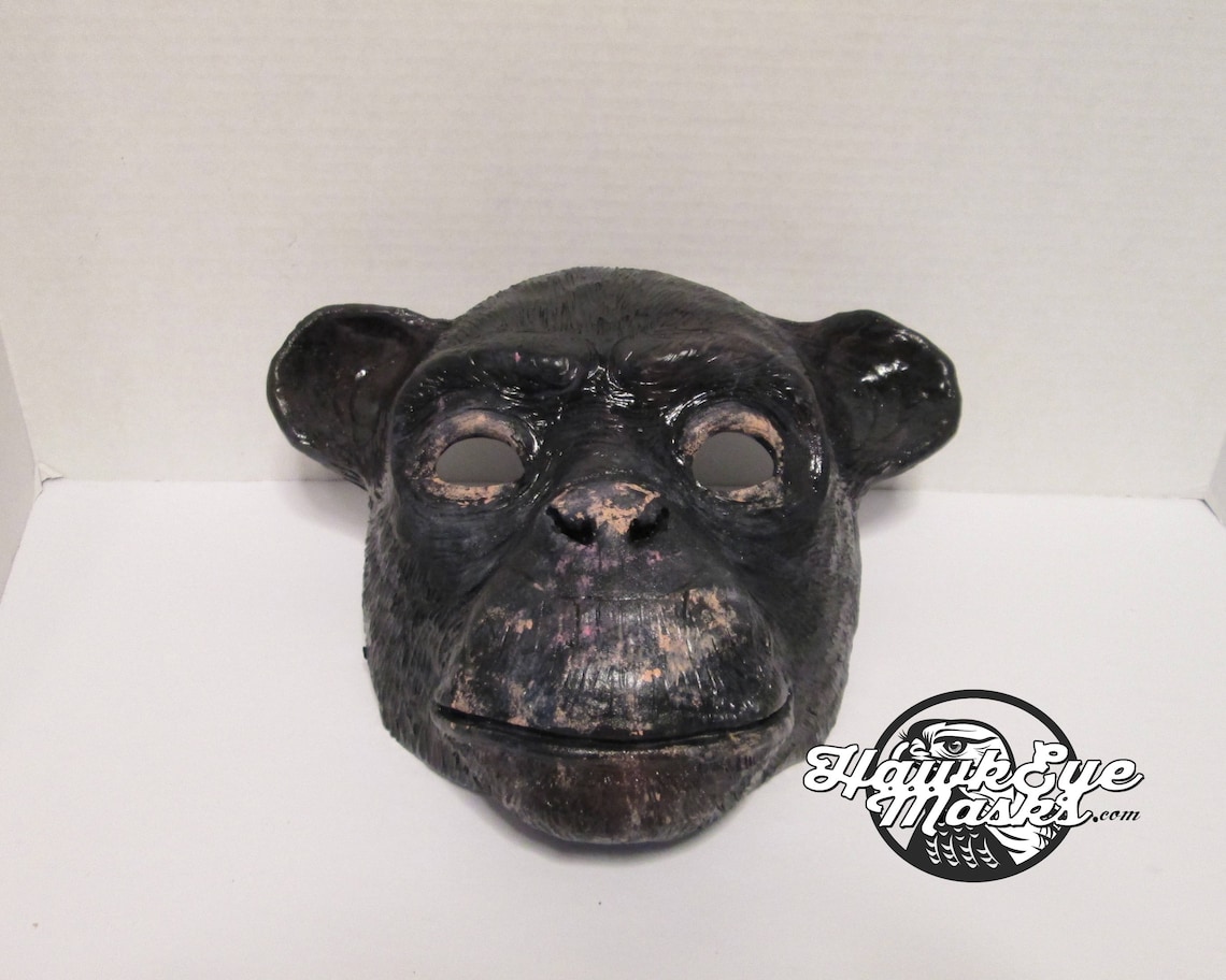 Ape Mask Chimpanzee Mask Custom Made Hand Painted Mask | Etsy