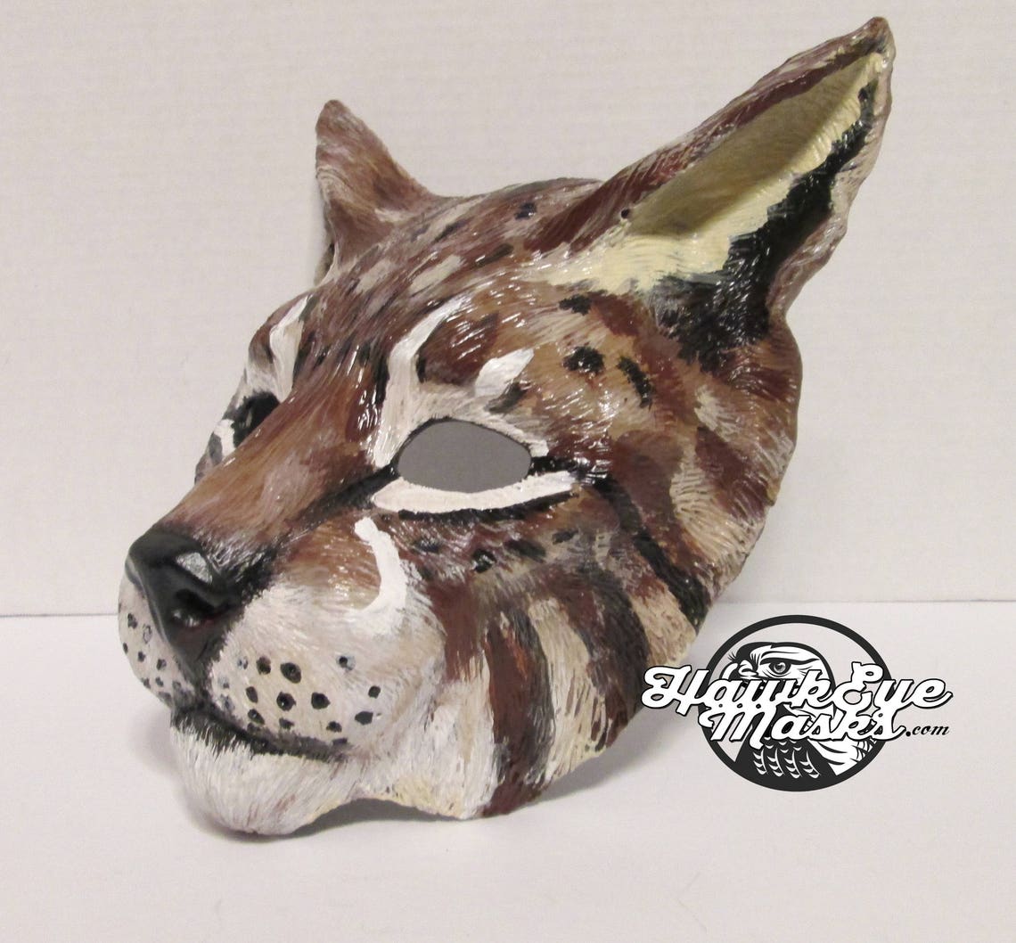 Wildcat Mask Lynx Neko Custom Made Animal Mask Masquerade - Etsy