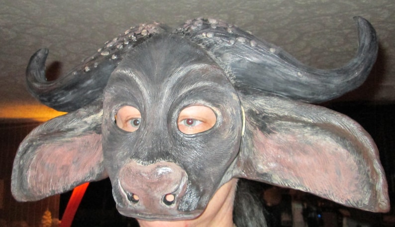 Water Buffalo mask wild animal costume mask Ox masquerade | Etsy